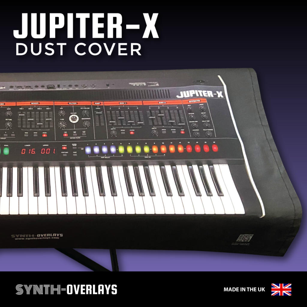 Jupiter-X Dust Cover – Synth Overlays